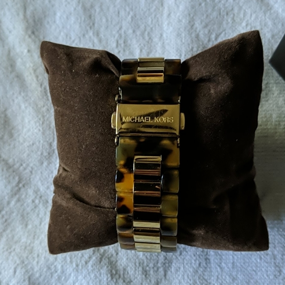 Michael Kors | Accessories | Mk Michael Kors Tortoise Shell Watch ...